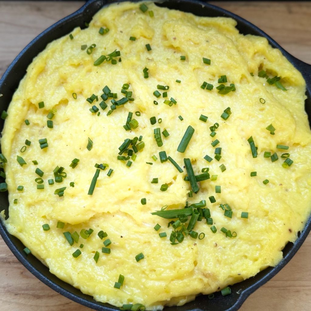 Smoked Garlic Mashed Potatoes - Grill Frenzy