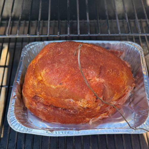 Smoked Maple Bourbon Ham - Grill Frenzy