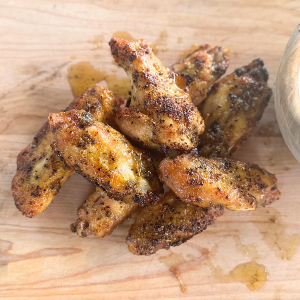 Smoked Lemon Pepper Wings - Grill Frenzy