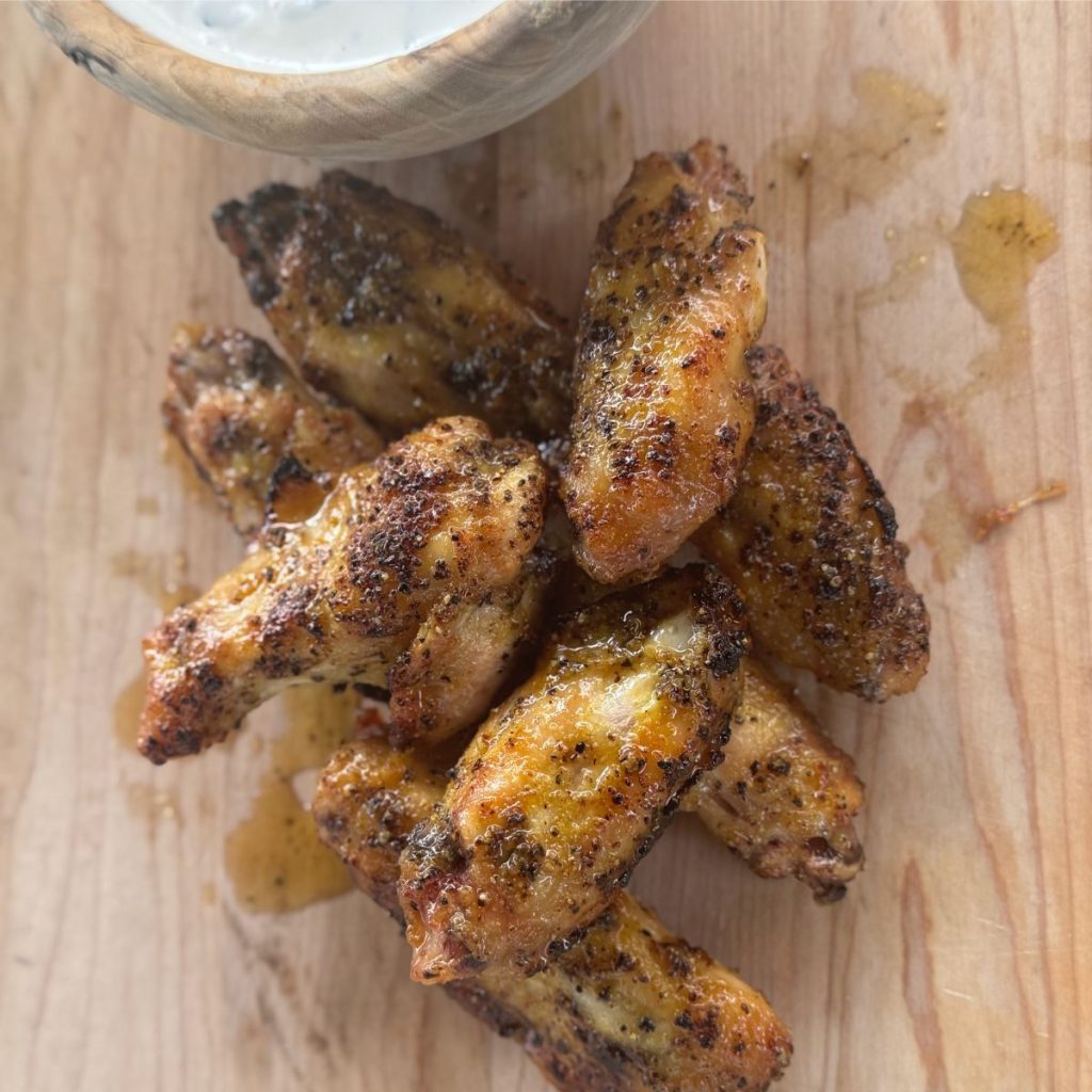 Smoked Lemon Pepper Wings - Grill Frenzy